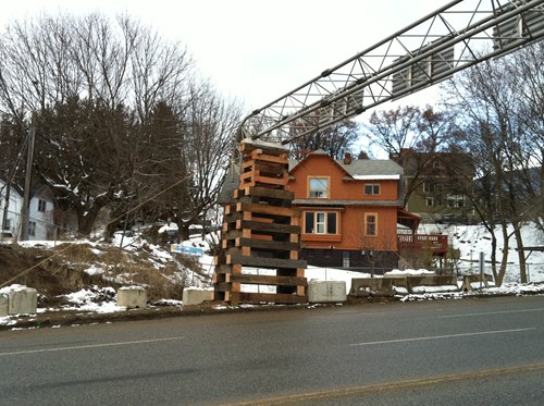 Highway Jenga - There, I Fixed It - white trash repairs