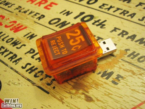 Pinball Coin-Slot USB WIN - WIN! - epic win photos