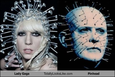 Lady Gaga Totally Looks Like Pinhead - Totally Looks Like