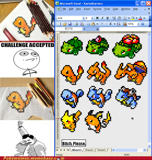 Pokémemes - excel - Pokemon Memes - Pokémon, Pokémon GO - Cheezburger