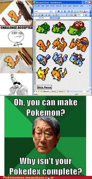 Pokémemes - excel - Pokemon Memes - Pokémon, Pokémon GO - Cheezburger