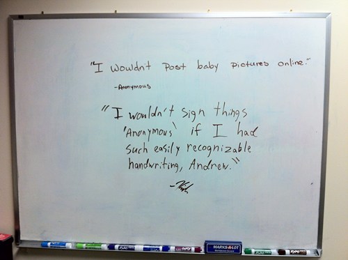 Anonymity Fail - School of Fail - homework class test