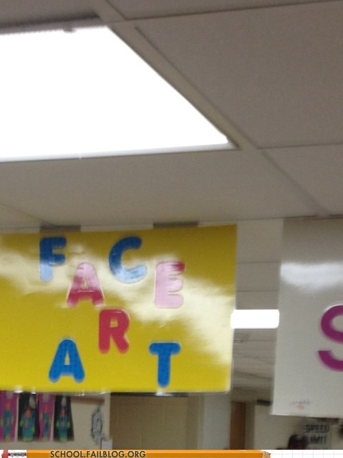 School Carnival Sign Fail - School of Fail - homework class test