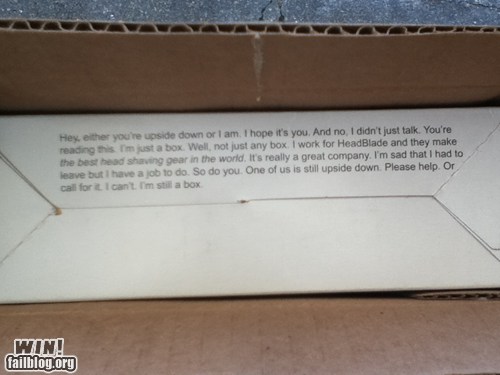 Box Label WIN - WIN! - epic win photos