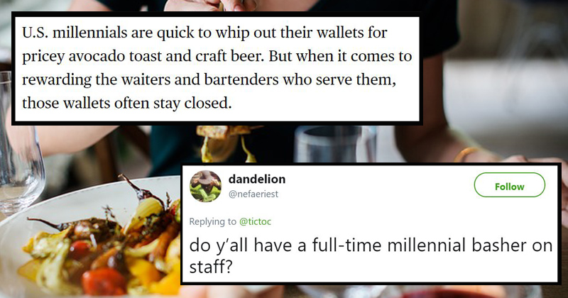 Millennials Are Outraged Over Being Labeled 'Cheap Tippers' - Memebase ...