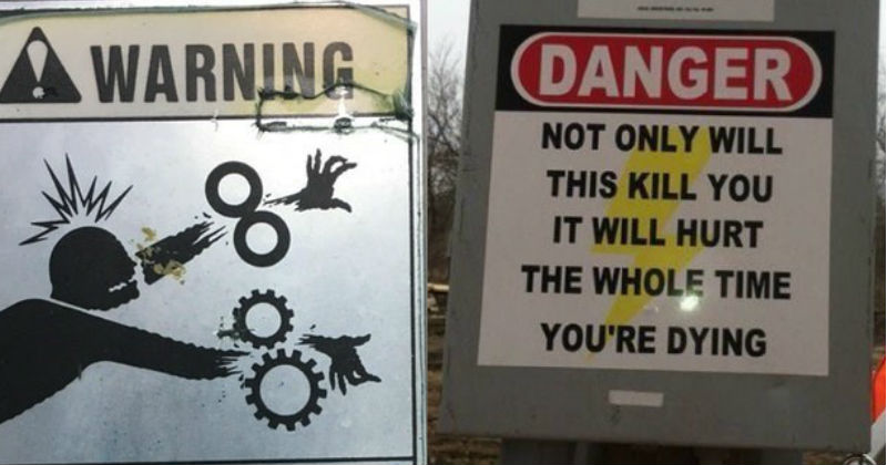 28 Super Scary Signs That Definitely Work - FAIL Blog - Funny Fails
