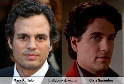 Mark Ruffalo Totally Looks Like Chris Sarandon - Totally Looks Like