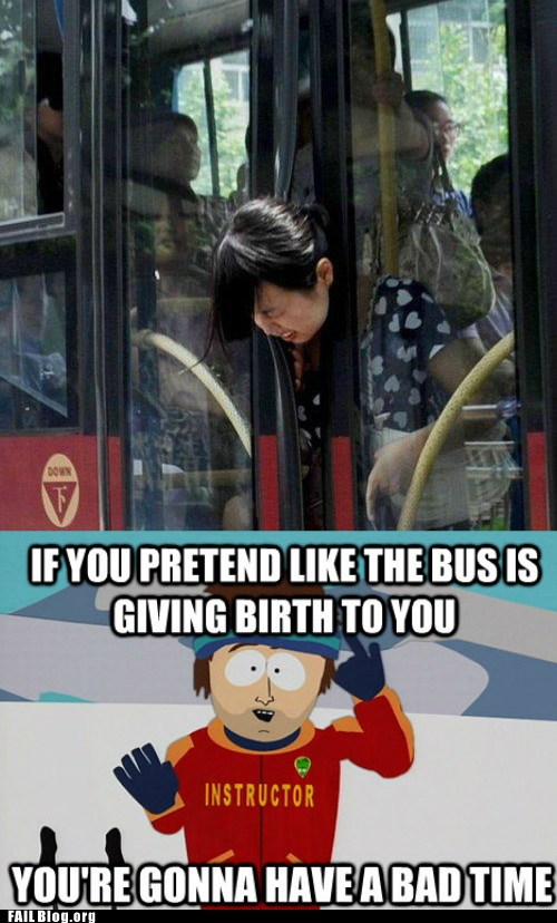 Exiting The Bus FAIL - FAIL Nation - Vintage FAILs of the Epic Variety