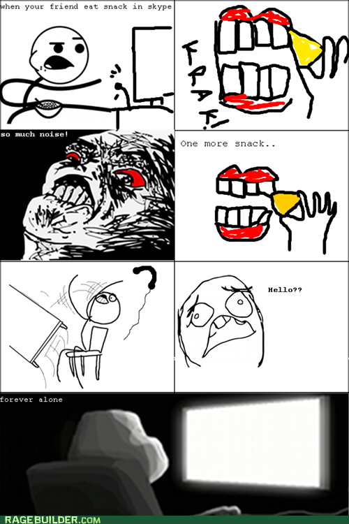 The Silence of Solitude - Rage Comics - rage comics