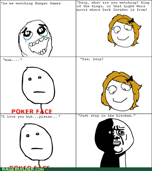 Rage Comics - poker face - Rage Comics - rage comics - Cheezburger