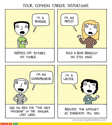 Four Common Career Distortions - Web Comics - 4koma comic strip ...