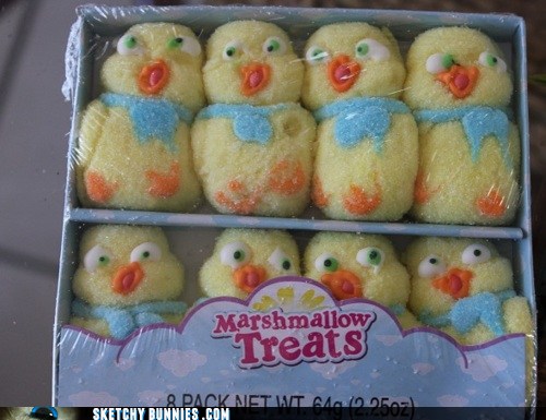 Derpy Marshmallow Treats are Now on Clearance - Easter - sketchy bunnies