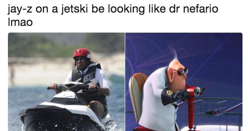 Jay-Z Looking Unimpressed On A Jet Ski Is Getting Meme'd To Heck ...