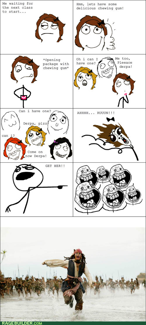 Classic: We Want a Piece! - Rage Comics - rage comics