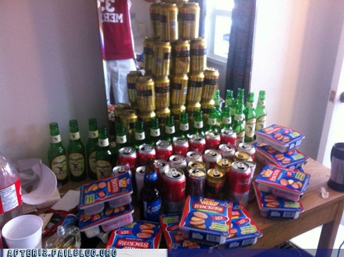 Beer and Lunchables - After 12 - funny pictures, party fails, party ...