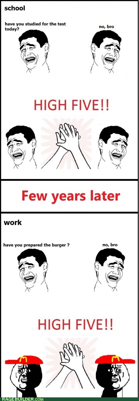 High Five! - Rage Comics - rage comics