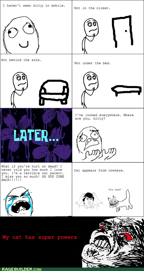 Rage Comics - cat - Rage Comics - rage comics - Cheezburger
