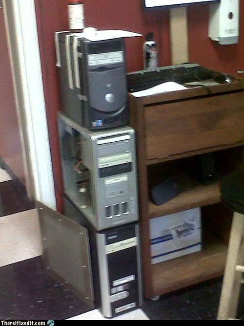 The Power Tower - There, I Fixed It - white trash repairs