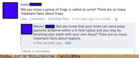 Very Important Fact - Art of Trolling - Troll | Trolling | Yahoo ...