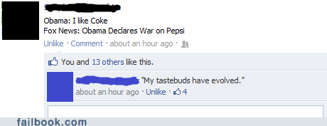 Pepsi is the Only Righteous Soda - Failbook - Failing On Facebook