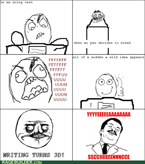 Inventor of 3D - Rage Comics - rage comics