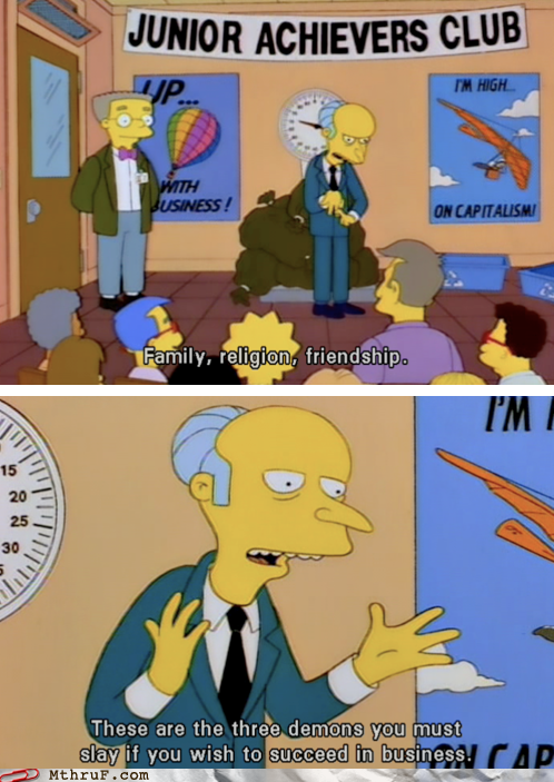 Monday Thru Friday - the simpsons - job fails - Cheezburger