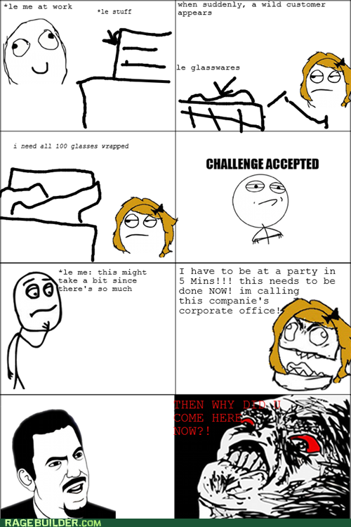 The Joys of Working in Retail - Rage Comics - rage comics