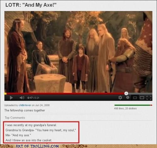 One Does Not Simply Ignore a LOTR Reference - Art of Trolling - Troll ...
