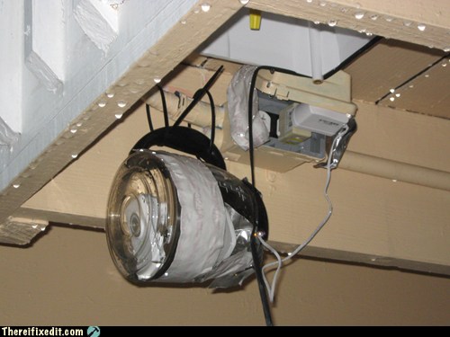 There, I Fixed It - duct tape - white trash repairs - Cheezburger