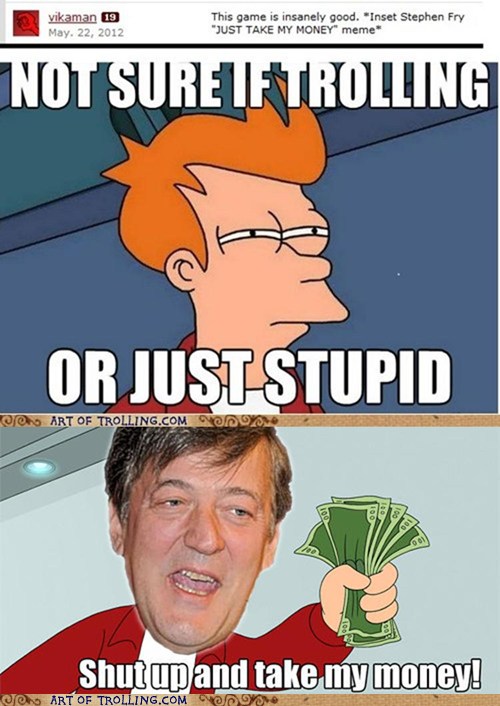Retrolled: Stephen Fry takes over - Art of Trolling - Troll | Trolling ...