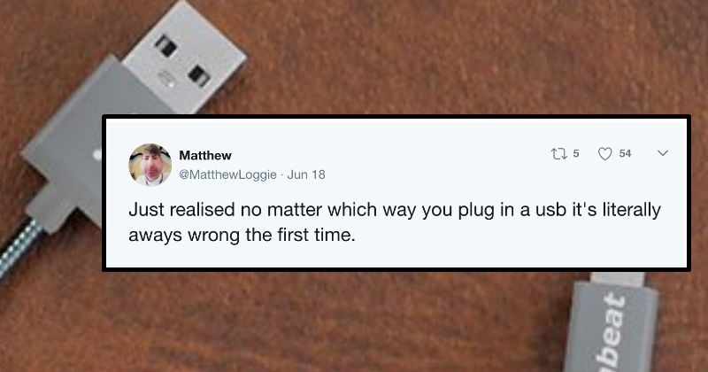Everyone's Hilariously Bonding Over How Hard It Is To Plug USB In ...