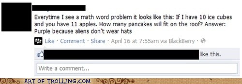 I find that problem...rather amusing - Art of Trolling - Troll ...