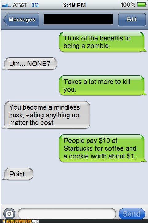 True, Being a Zombie Does Save You Money on Groceries - Autocowrecks ... True, Being a Zombie Does Save You Money on Groceries - Autocowrecks ...