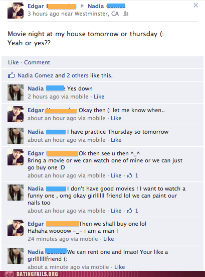 Friend-Zone Level One Billion - Dating Fails - dating memes, dating ...