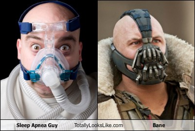 Sleep Apnea Guy Totally Looks Like Bane (Tom Hardy) - Totally Looks Like