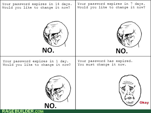 What Do You Mean It Can't Contain My Previous Password? - Rage Comics ...