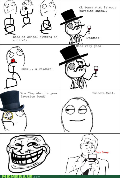 Rage Comics Troll Face