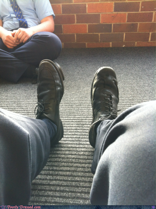 This is Why We Color Code Our Shoes - Poorly Dressed - fashion fail