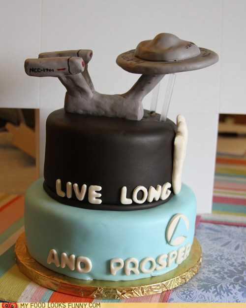 Star Trek Enterprise Cake