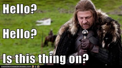 Hello? Hello? Is this thing on? - Cheezburger - Funny Memes | Funny ...