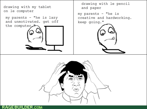 I Only Draw Dongs on Paper - Rage Comics - rage comics