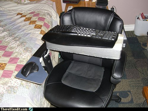 Gentlemen! Battlestations! - There, I Fixed It - white trash repairs