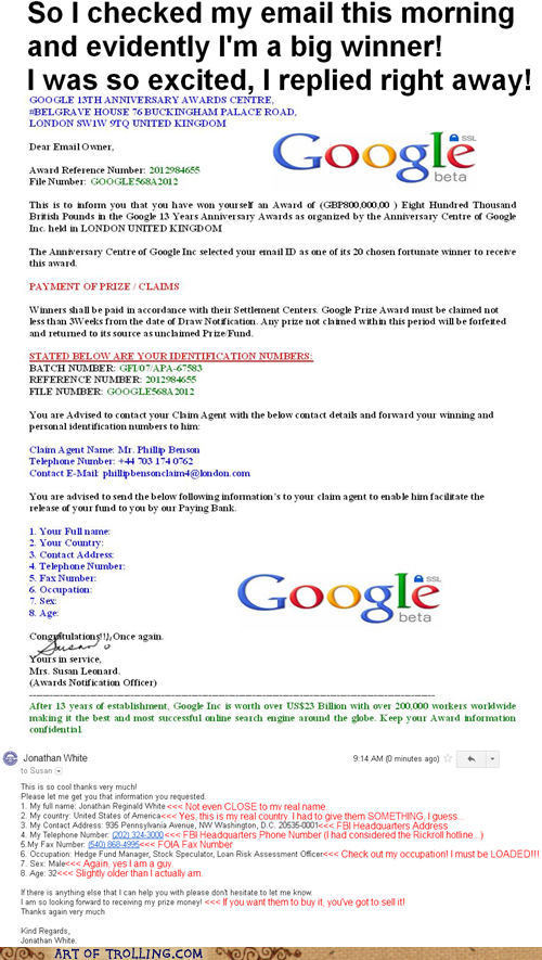 Art of Trolling - scam - Troll Tricks and Pranks - Trolling 101 - Learn ...