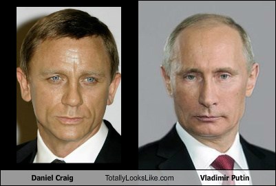 Daniel Craig Totally Looks Like Vladimir Putin - Totally Looks Like