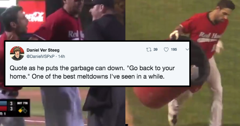 Enraged Baseball Player Next-Level Trolls Umpire During Meltdown Of ...
