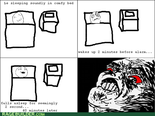 Can't Tell if Time Traveler or Needs Better Alarm - Rage Comics - rage ...