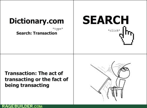 Don't You Use a Word to Define a Word With Me, Mister - Rage Comics ...