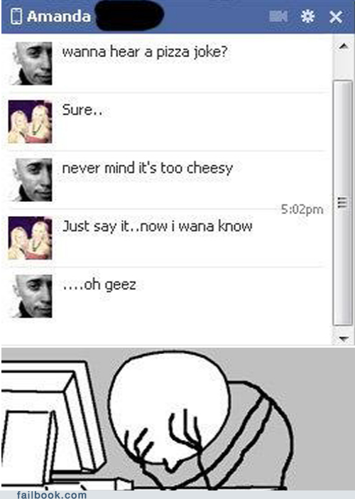 A Joke That's Getting Crusty - Failbook - Failing On Facebook