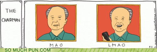 Puns - mao - Funny Puns - Pun Pictures - Cheezburger