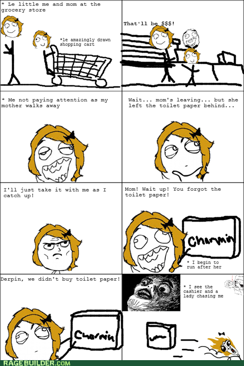 Rage Comics - toilet paper - Rage Comics - rage comics - Cheezburger